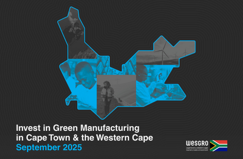 Invest in Cape Town and the Western Cape Green Manufacturing – Edu ...